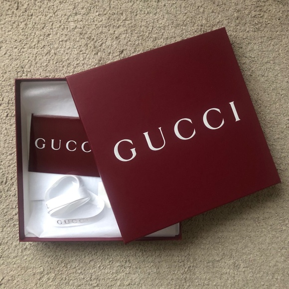 Gucci | Storage & Organization | Authentic Gucci Box With Ribbon Paper ...
